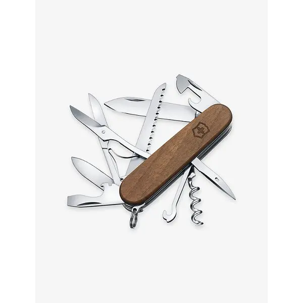 VICTORINOX Huntsman Wood And Alox Pocket Knife - Brown