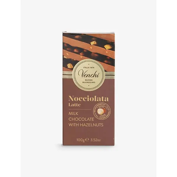 VENCHI Hazelnut Milk Chocolate Bar 95g - One-color