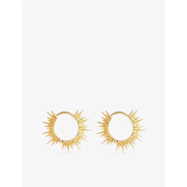 RACHEL JACKSON 22ct -plated Sterling-silver Hoop Earrings - Gold