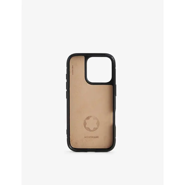 Montblanc Sartorial Iphone 16 Pro Max Leather Phone Case