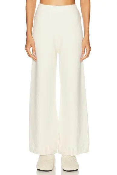 Calle Del Mar Cashmere Wide Leg Pant