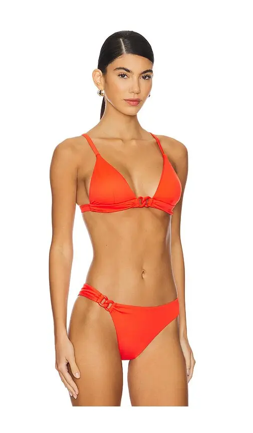 Vitamin A Luxe Link Bralette Bikini Top
