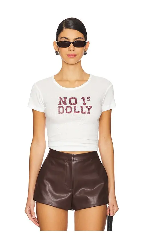 THE LAUNDRY ROOM No One's Dolly Baby Rib Tee