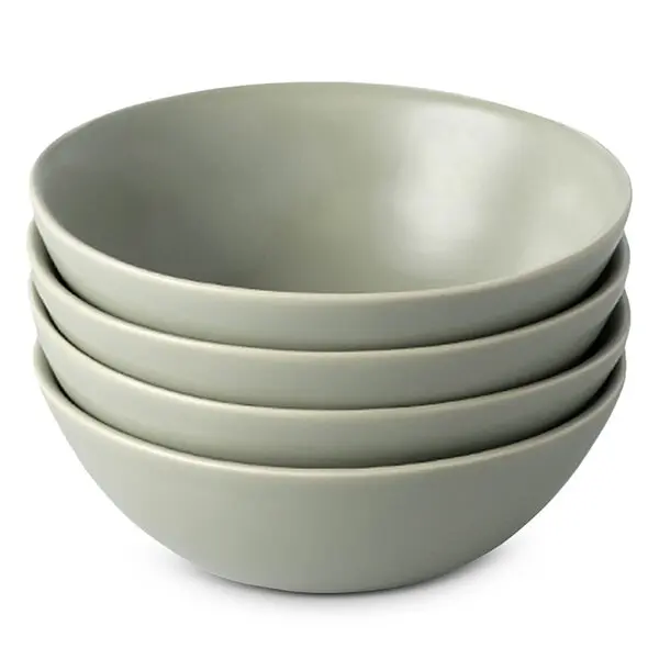 FABLE The Breakfast Bowls, Set Of 4 - Beachgrass Green