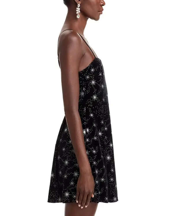 slim fit dress slacks Be Your Own Star Black Sequin Babydoll Dress – Shop the Mint main image 0