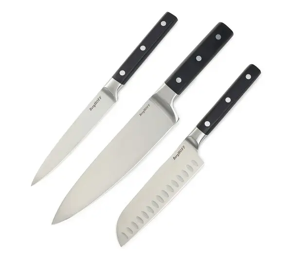 BERGHOFF Dina Gene 3pc Stainless Steel Knife Se T - Silver