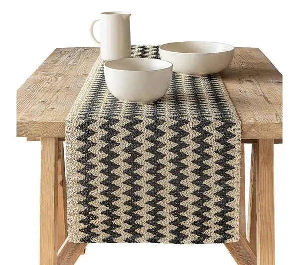 OVERANDBACK Over&back 18x90 Natural Fiber Table Runner - One-color