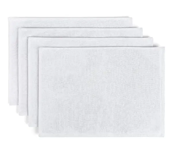 OVERANDBACK Over&back Set Of 4 Woven Chambray Placemats 1 00% Cotton - One-color
