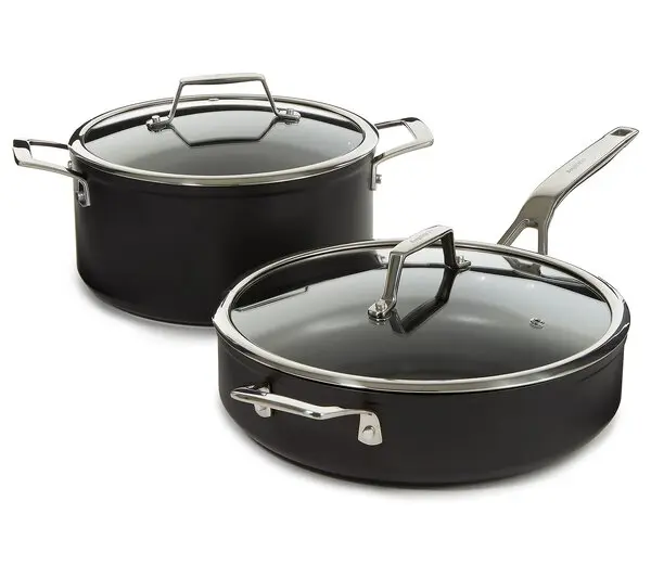 BERGHOFF Essentials 4pc Nonstick Hard Anodized Immer Set - One-color