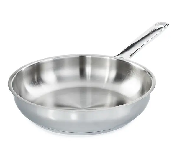 BERGHOFF Helix Recycled 18/10 Stainless Steel F Ry Pan, 9.5 - Silver