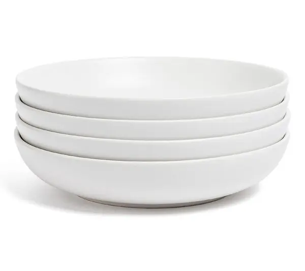 OVERANDBACK Over&back Coupe 30oz Semi-matte Stoneware Dinne R Bowls - One-color