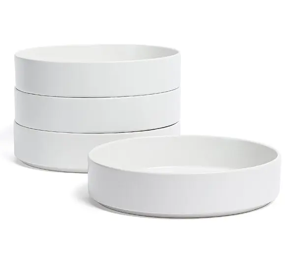 OVERANDBACK Over&back Stackable 40oz Semi-matte Stoneware D Inner Bowls - One-color