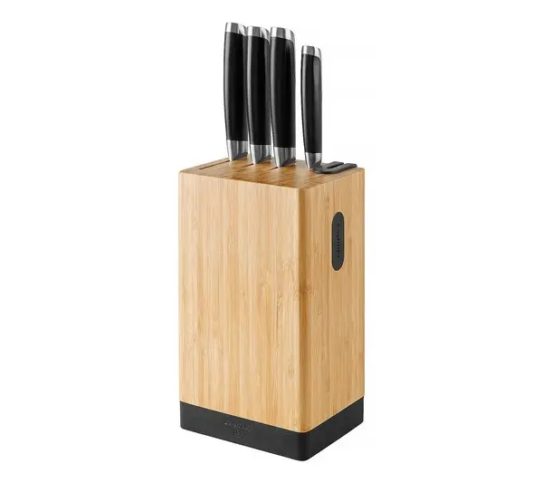 BERGHOFF Leo Graphite 5pc Cutlery Block Set - One-color