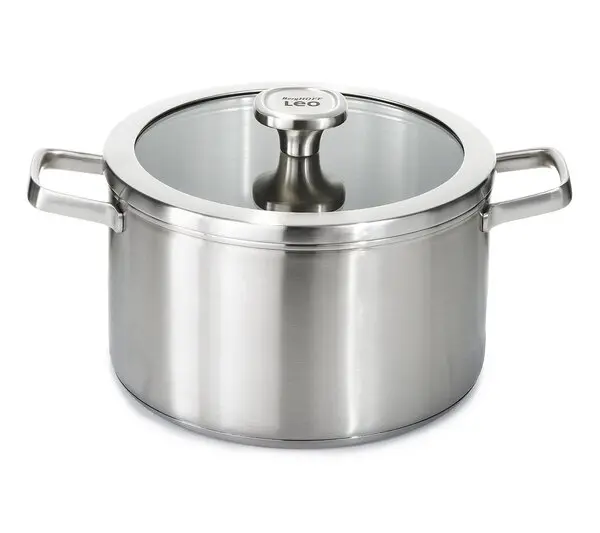 BERGHOFF Graphite 18/10 Stainless Steel Stockpo T 6.3qt - Silver