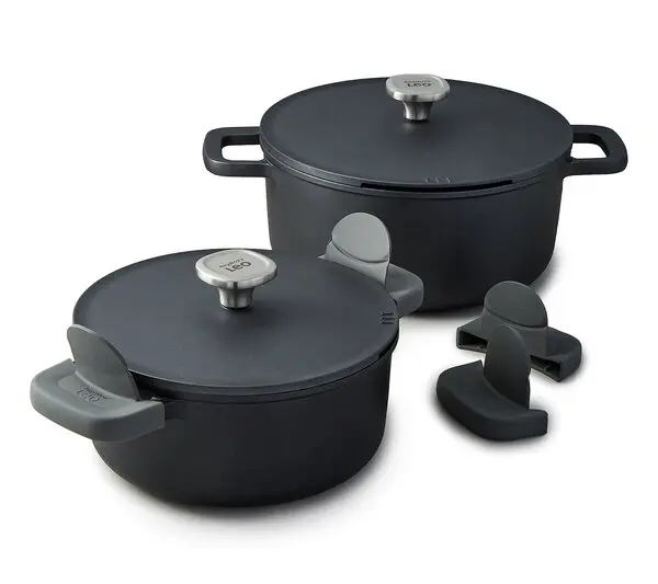 BERGHOFF Phantom 4-pc Nonstick Ceramic Stockpot Set, Recycled - One-color