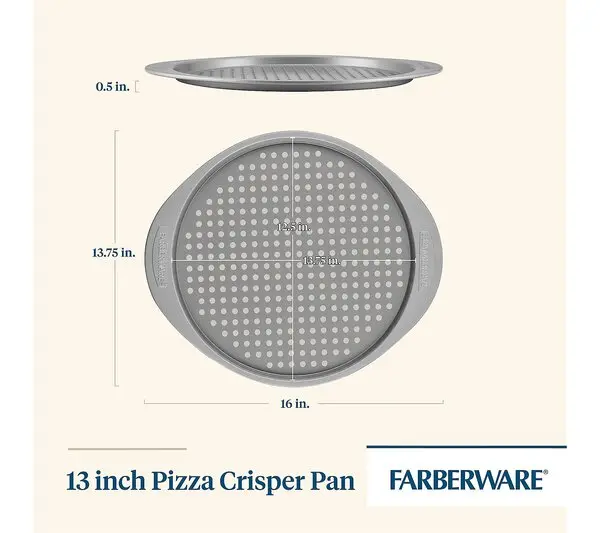 FARBERWARE Nonstick Bakeware Round Pizza Pan 13 -inch