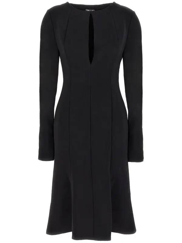 TOM FORD Cut-out Flared Dress