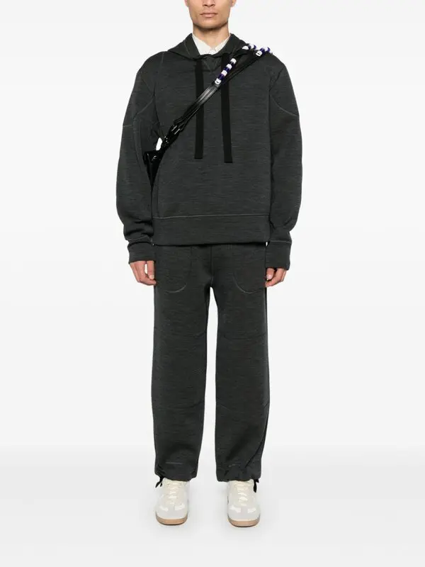 JIL SANDER Mélange-effect Trousers