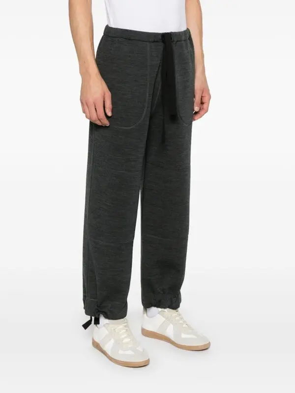 JIL SANDER Mélange-effect Trousers