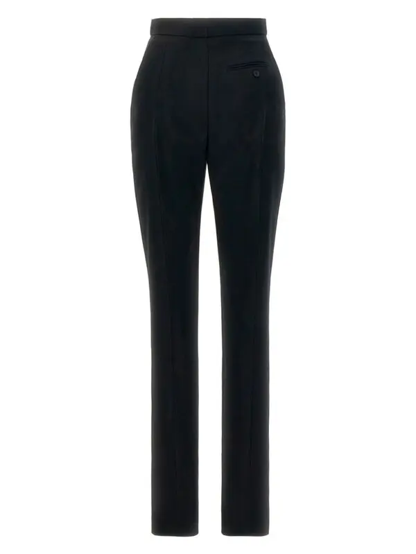 Alexander McQueen Wool Trousers - Black