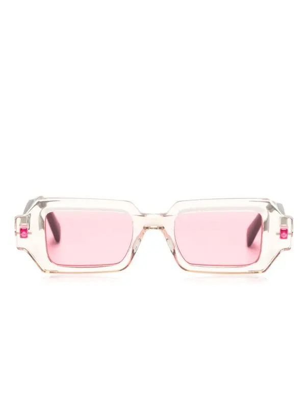 KUBORAUM Q9 Rectangle-frame Sunglasses - Neutrals
