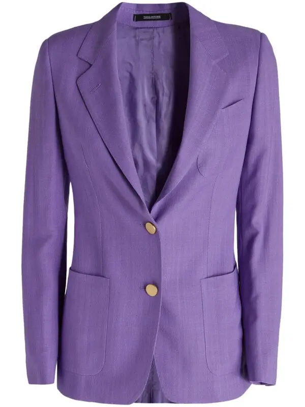 Tagliatore Single-breasted Blazer - Purple