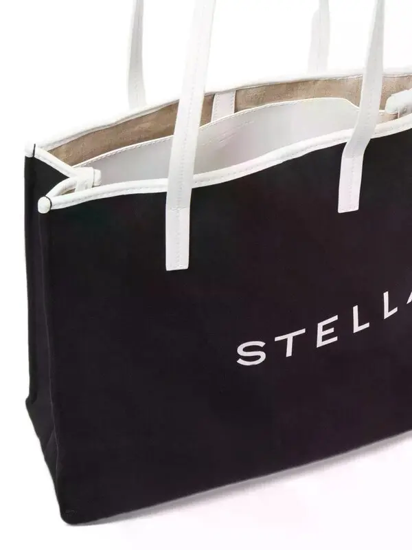 Stella McCartney Logo-print Tote - Black