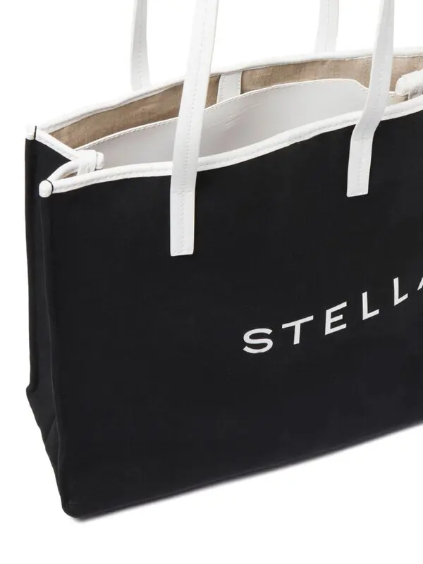 Stella McCartney Logo-print Tote - Black