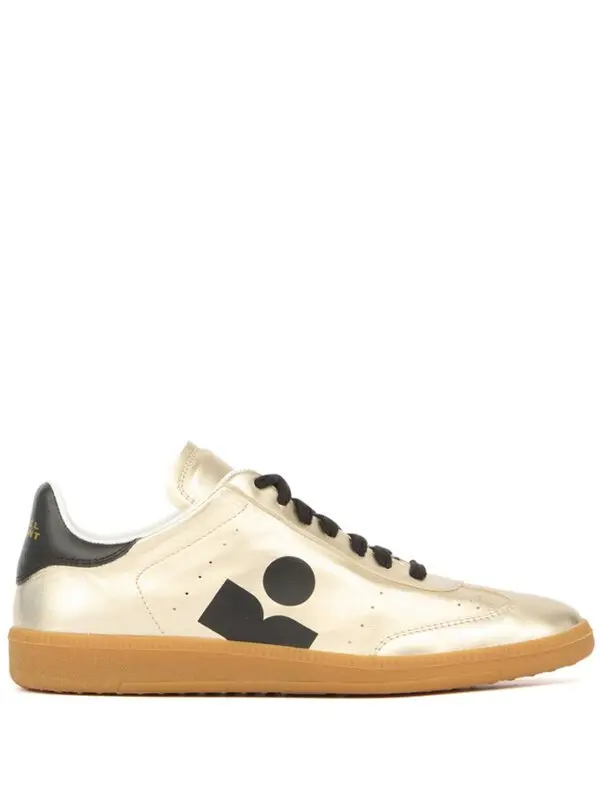 Isabel Marant Kaycee Sneakers Gold Editorialist
