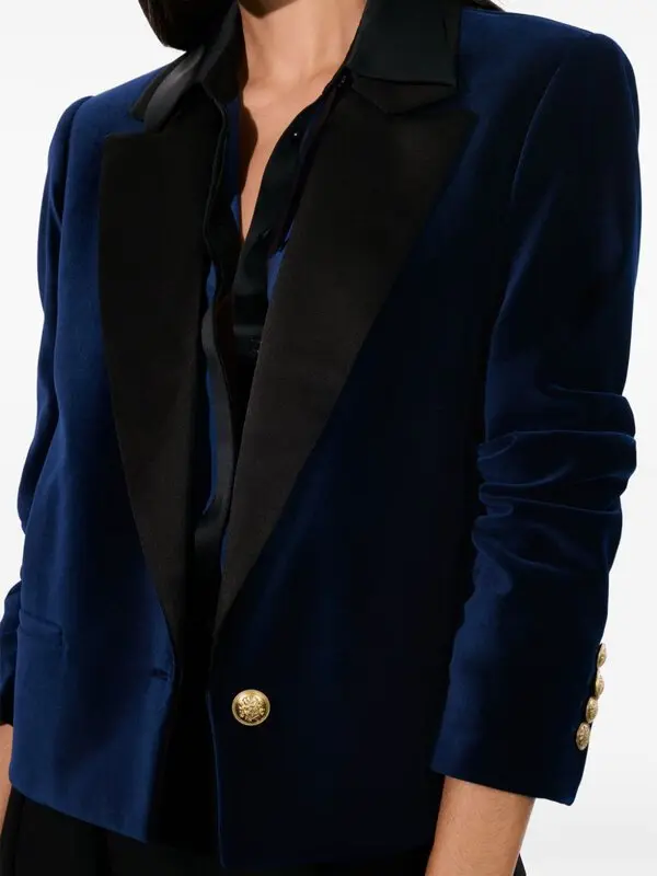 Alice + Olivia Velvet Blazer