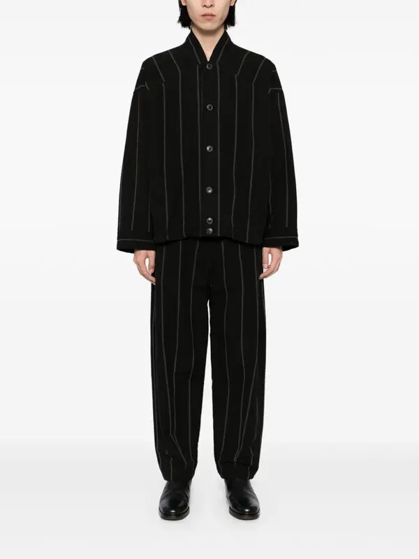 JAN JAN VAN ESSCHE Stripped Trousers