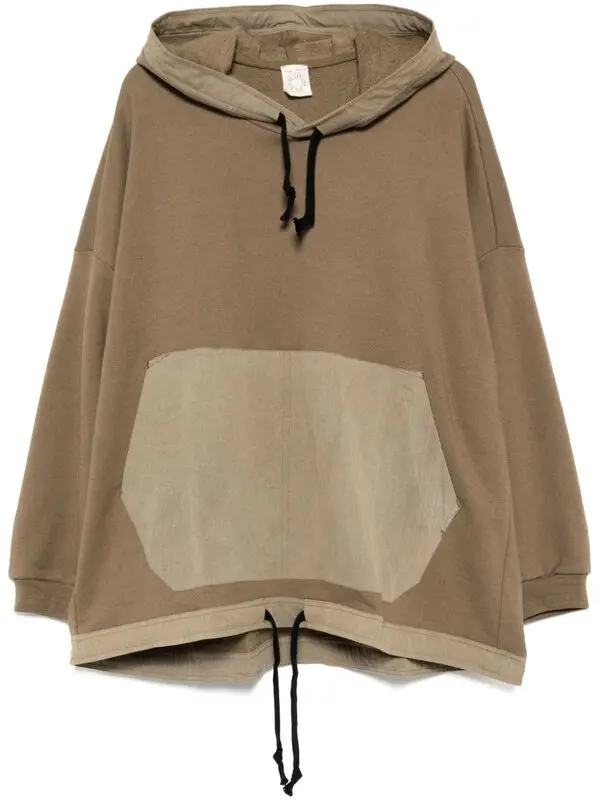 JAN JAN VAN ESSCHE Paneled Hoodie - Neutrals