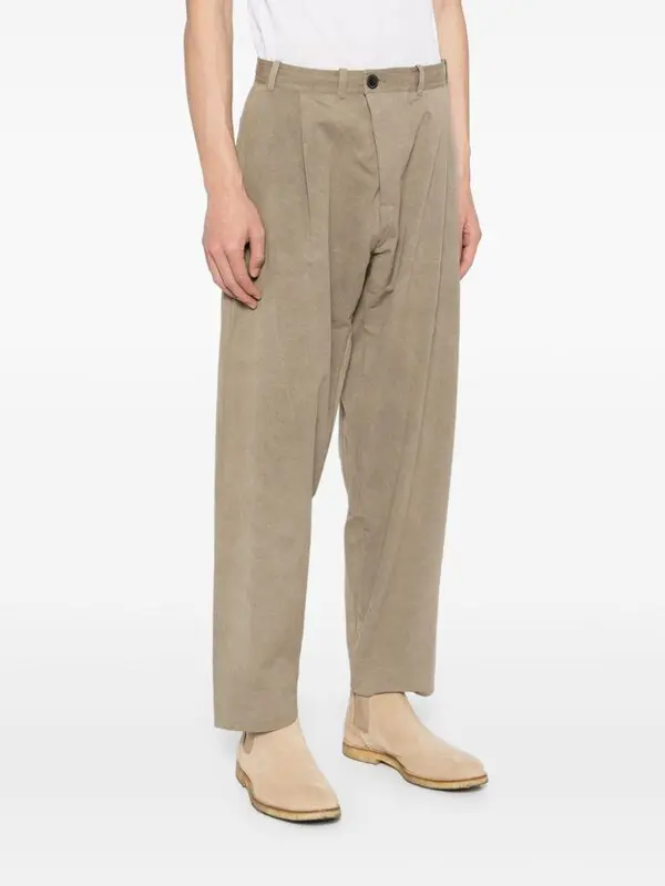 JAN JAN VAN ESSCHE Tapered-leg Trousers - Neutrals