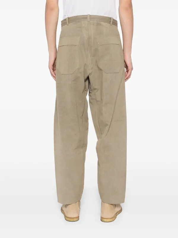 JAN JAN VAN ESSCHE Tapered-leg Trousers - Neutrals