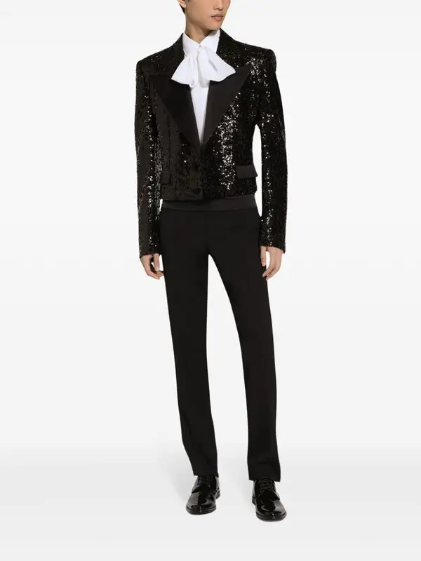 Dolce & Gabbana Sequin-embellished Blazer