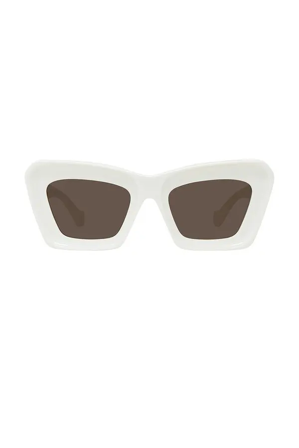 Loewe Anagram Sunglasses - Ivory & Brown