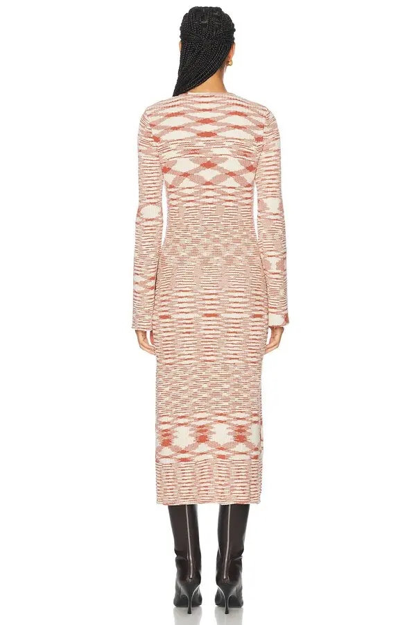 Simonmiller Axon Knit Dress In Rust & Rice Flour Multi - 48% Off |  Editorialist