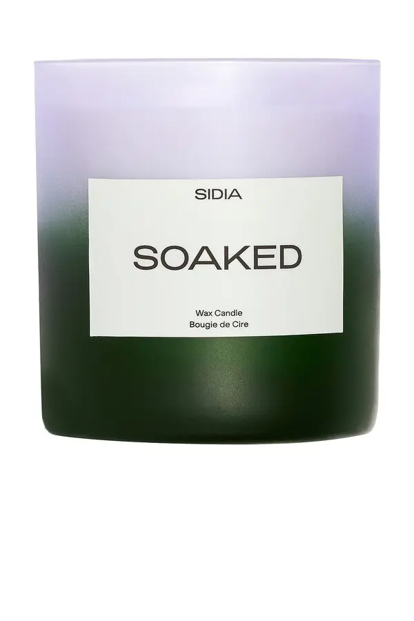 SIDIA Soaked Candle In Green - N,a