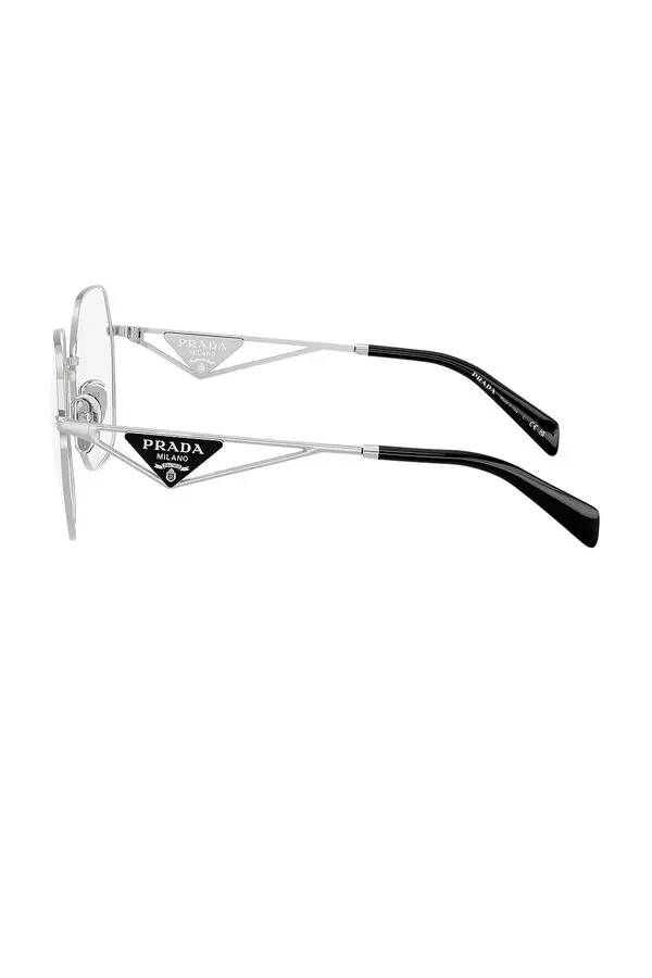 Prada Metallic Eyeglasses