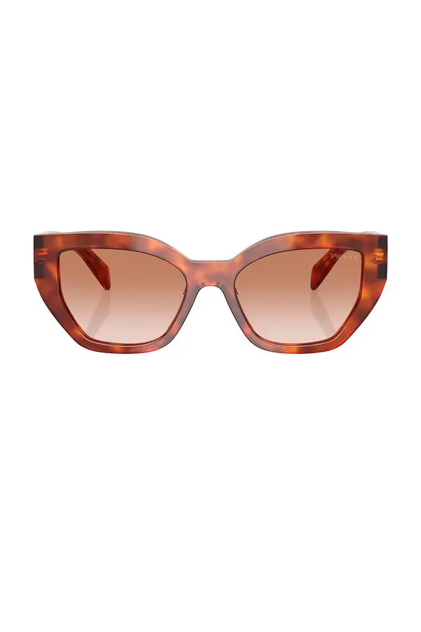 Prada Cat Eye Sunglasses - Cognac Tortoise