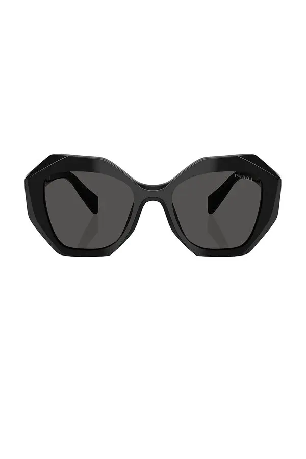 Prada Geometric Sunglasses - Black