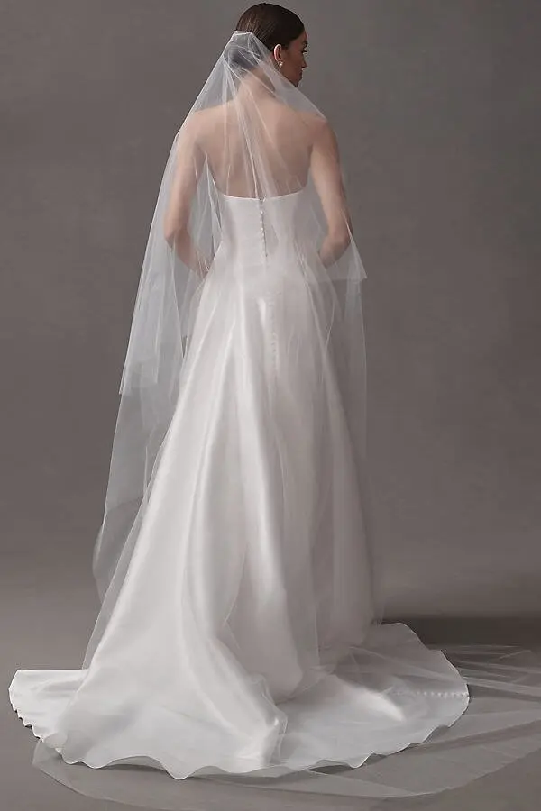 Bhldn Maxine Cathedral Veil - Ivory