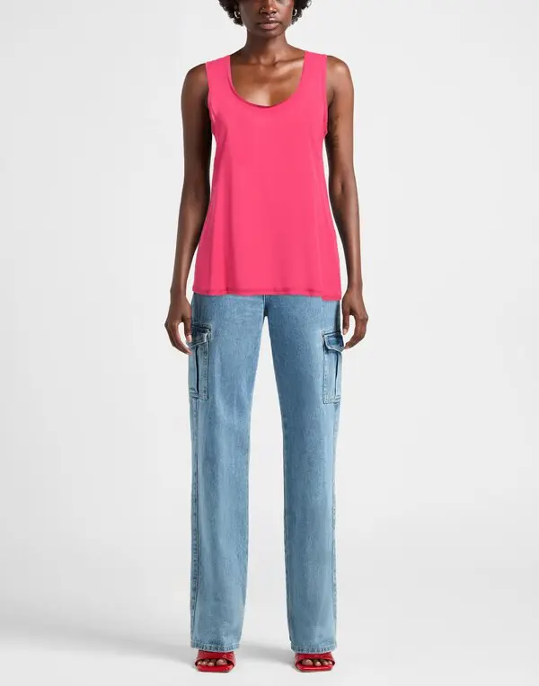 KAOS Sleeveless Top - Fuchsia