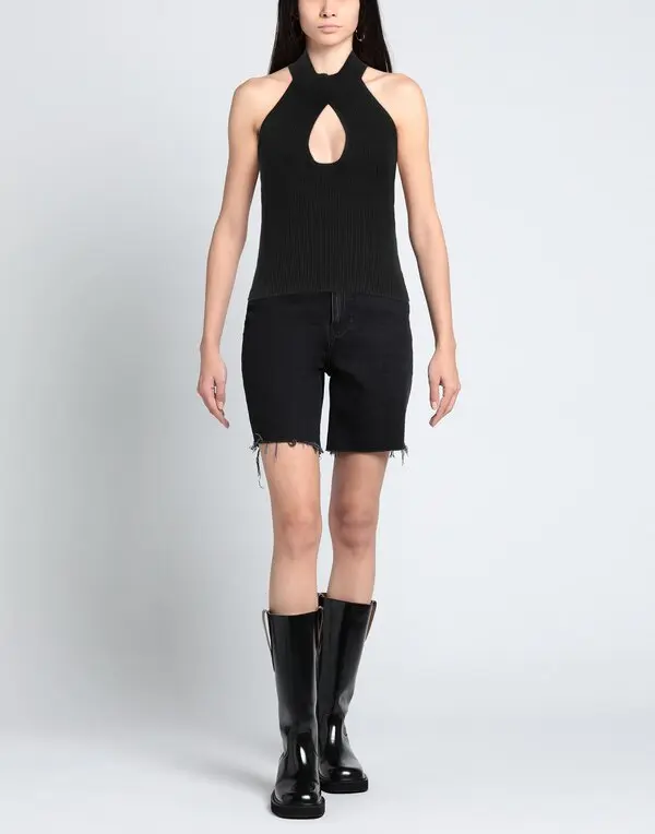 VICOLO Knitted Top - Black
