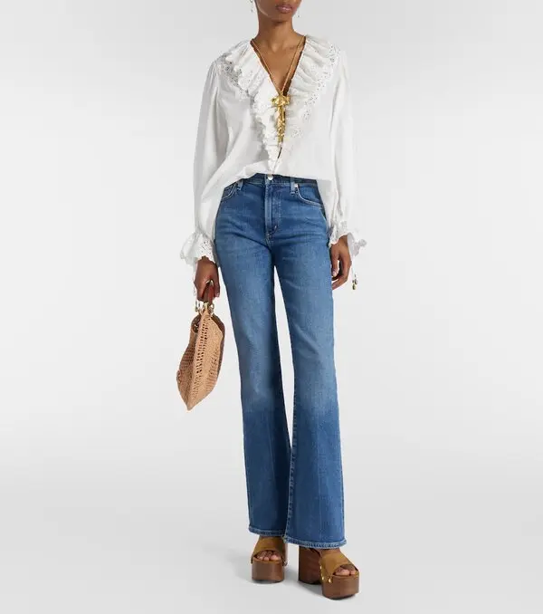 Citizens Of Humanity Lilah High-rise Flared Jeans - Blue