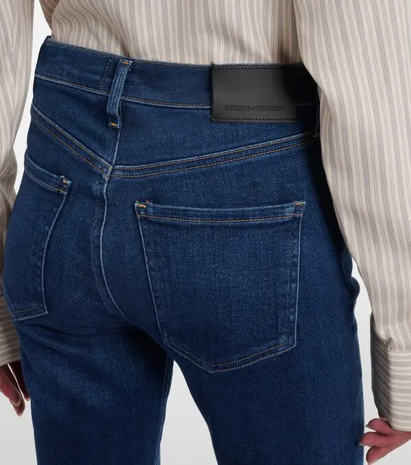 Citizens Of Humanity Lilah High-rise Flared Jeans - Blue