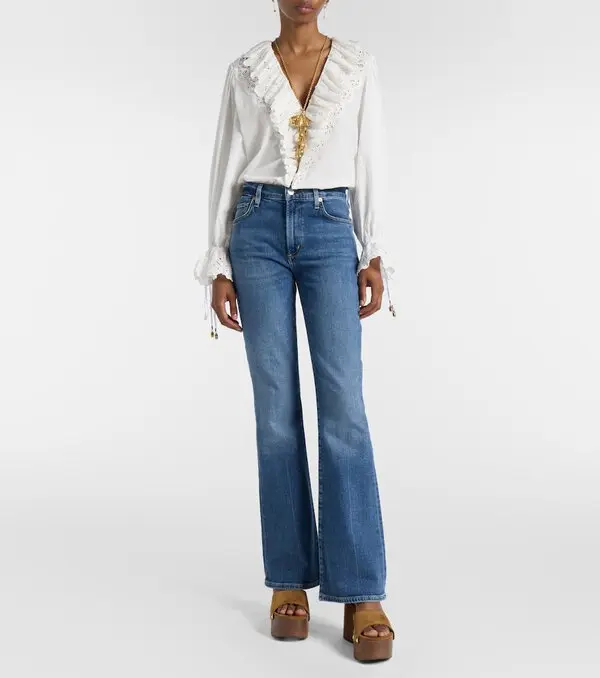 Citizens Of Humanity Lilah High-rise Flared Jeans - Blue