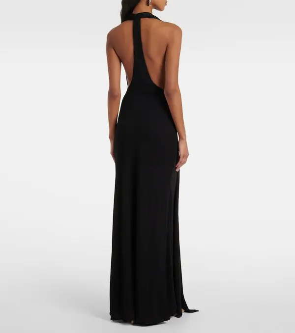 Christopher Esber Trapeze Draped Jersey Gown