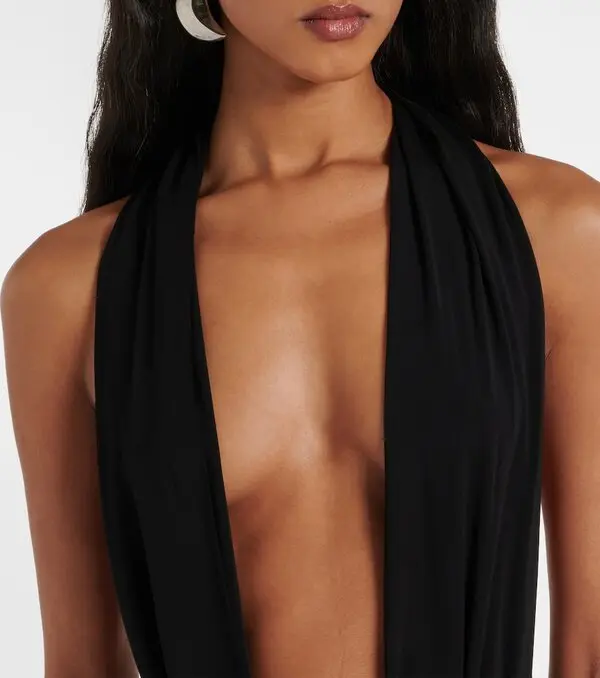 Christopher Esber Trapeze Draped Jersey Gown