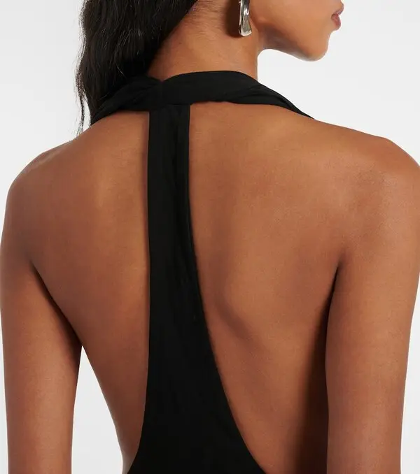 Christopher Esber Trapeze Draped Jersey Gown